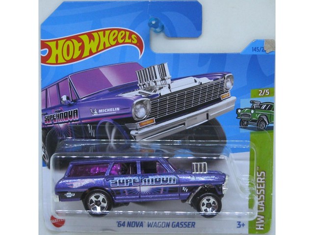 hot wheels chevrolet nova `64 wagon