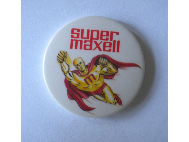 Bedž `Super Maxell`