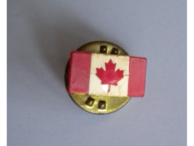 Države `Zastava Kanade` (na amerikaner kopču)