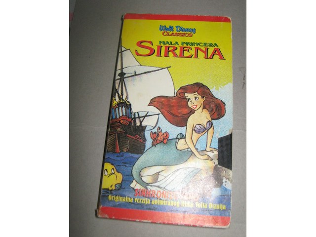VHS-WALT DISNEY-SIRENA