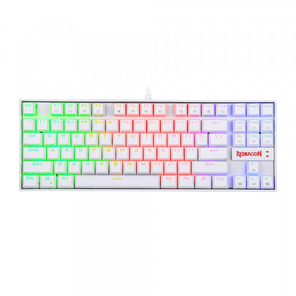 Redragon Kumara K552-RGB Mechanical Gaming Keyboard White - Red Switch