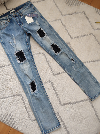 OVS jeans sa čipkom