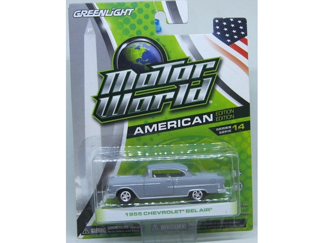 1:64 greenlight chevrolet bel air `55