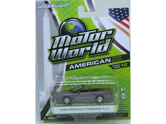 1:64 greenlight pontiac firebird `99