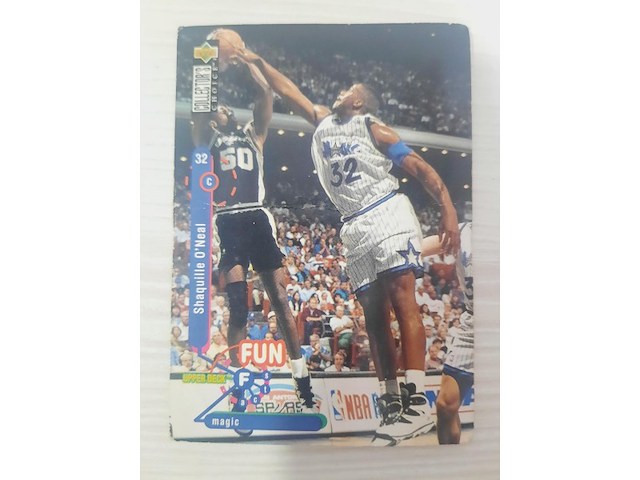 shaquille o`neal upper deck 1995