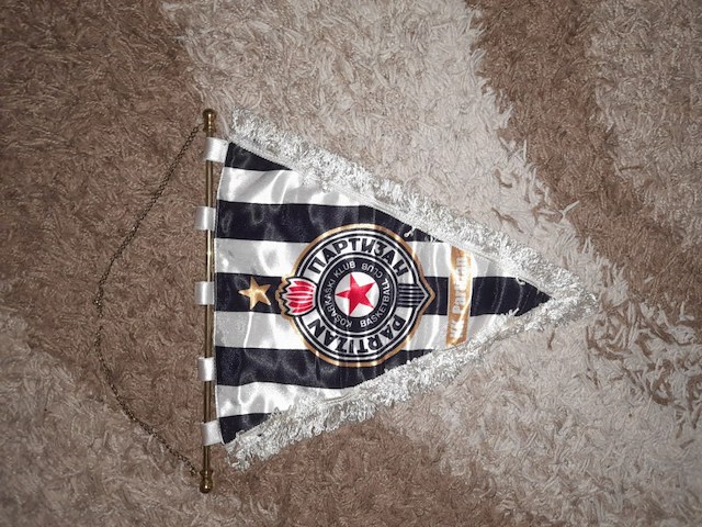 Zastavica KKPartizan vel.kap.original