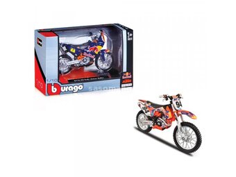 BURAGO RED BULL MOTOCIKLI 1:18