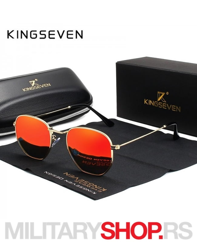 Elegantne Sunčane Naočare – Kingseven N7548 Orange