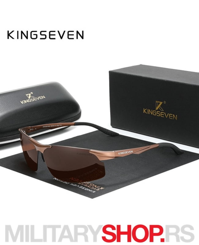 Elegantne Sunčane Naočare – Kingseven N9126 Brown