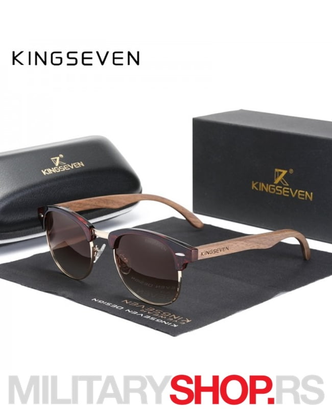 Elegantne Sunčane Naočare – Kingseven W5516 Brown