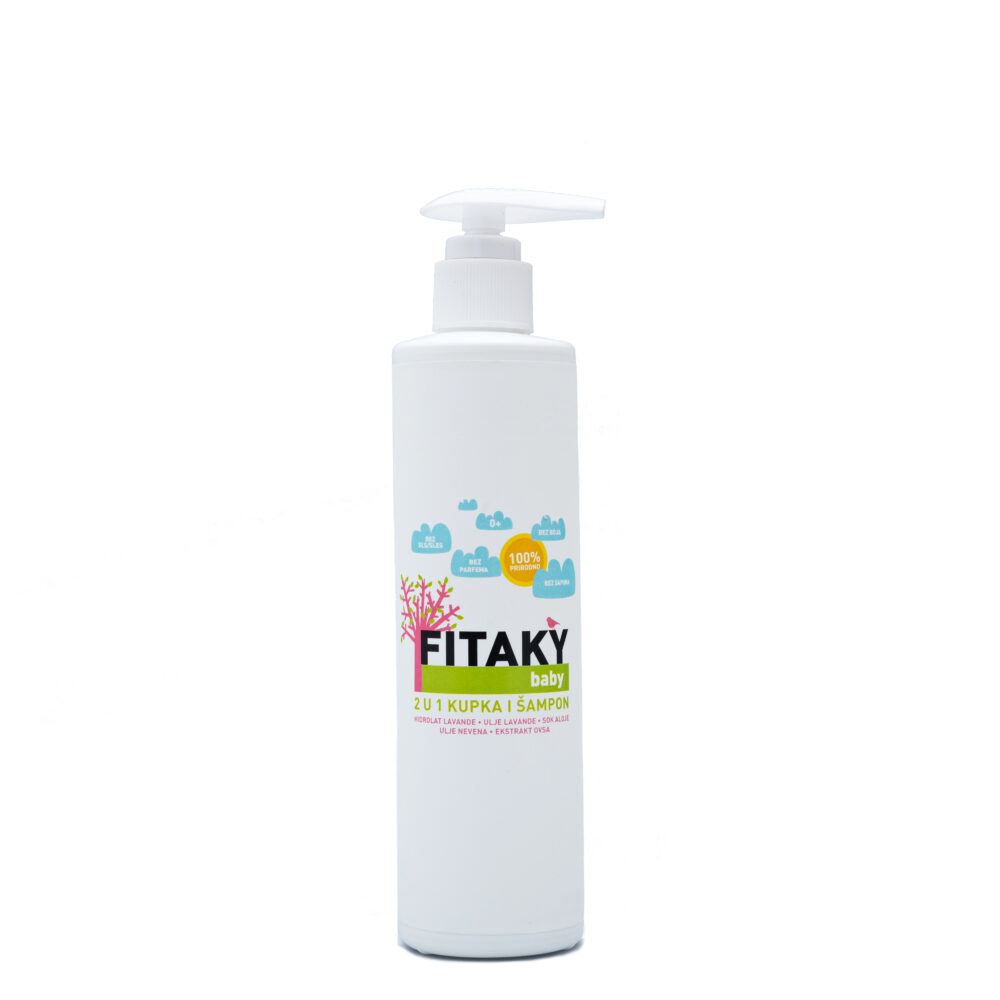 Fitaky baby 2u1 kupka i šampon 200ml