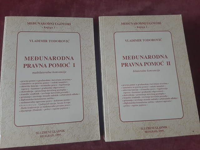 171 Međunarodna pravna pomoć 1 i 2 Vladimir Todorović