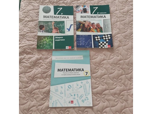 Matematika 7, udžbenik i zbirka za sedmi Klett