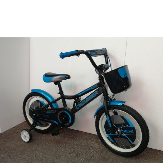 Dečiji bicikl 16″ CROSSER – Plavi model 16019