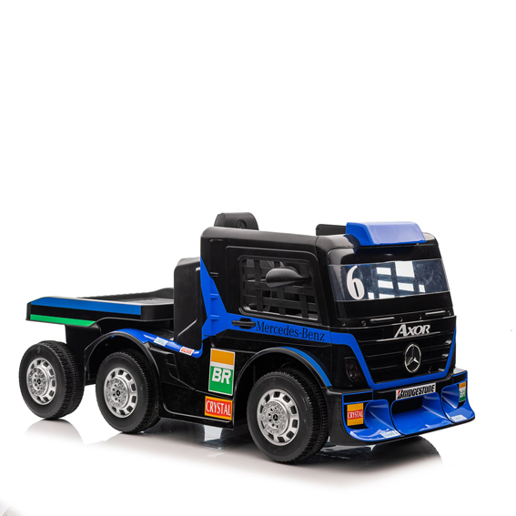 Kamion sa prikolicom MERCEDES BENZ AXOR model 283 plavi