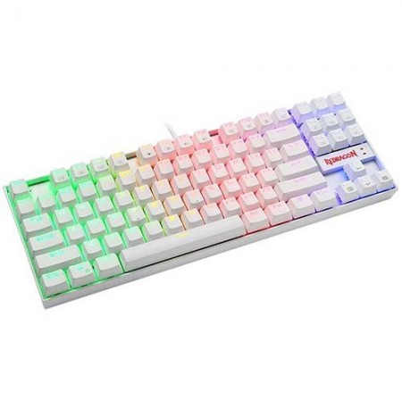 Redragon Kumara K552-RGB Mechanical White - Red Switch (K552W-RGB RS)