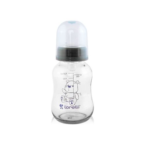 Lorelli Flašica Staklena 125Ml (0M+) - Moonlight Blue