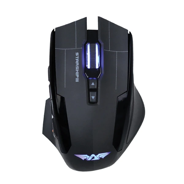 Armaggeddon Starship III RGB NRO-5 8200 CPI USB laserski gejmerski miš crni