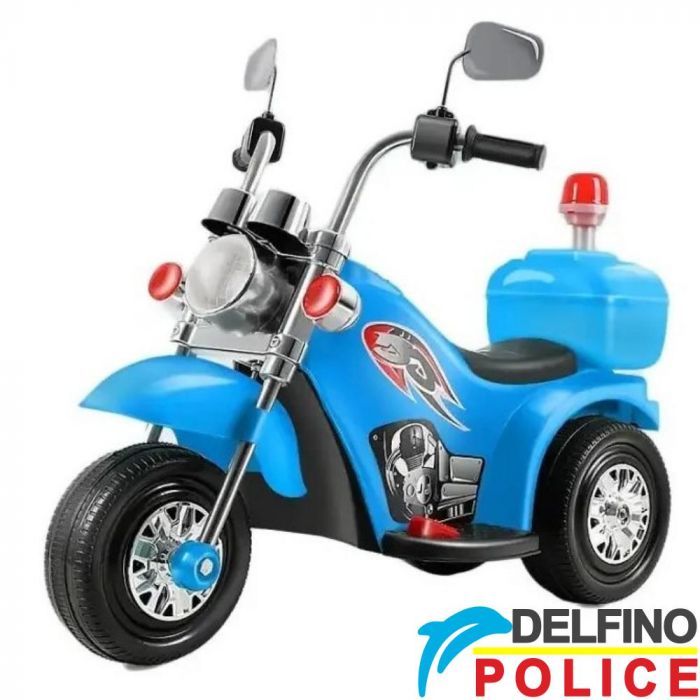 Motor na akumulator Delfino Police Plavi