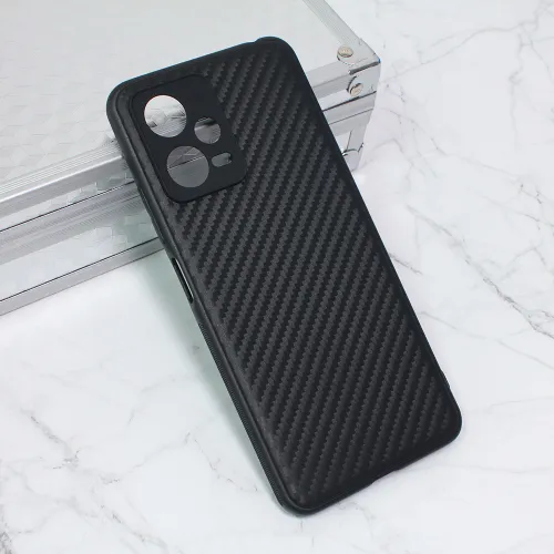 Futrola - maska Carbon fiber za Xiaomi Redmi Note 12 5G (EU) crna