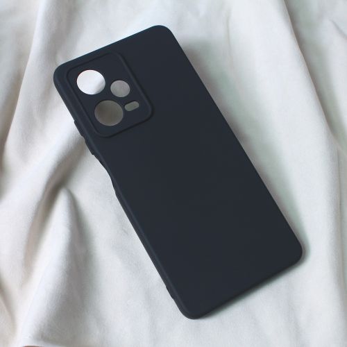 Futrola - maska Teracell Soft Velvet za Xiaomi Redmi Note 12 Pro 5G (EU) crna