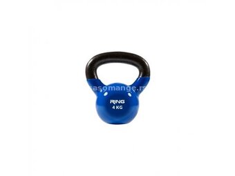 RING RX DB2174-4 kettlebell metal+vinyl 4kg