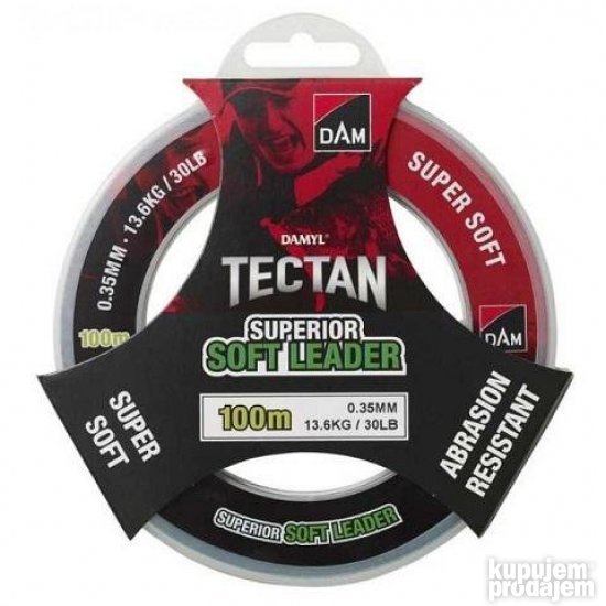 Dam Soft Leader Tectan Superior 100m 0,70mm