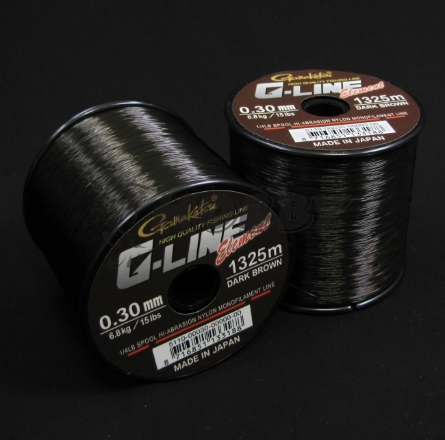 Gamakatsu G-Line Element / Dark Brown 0,30mm 1325m