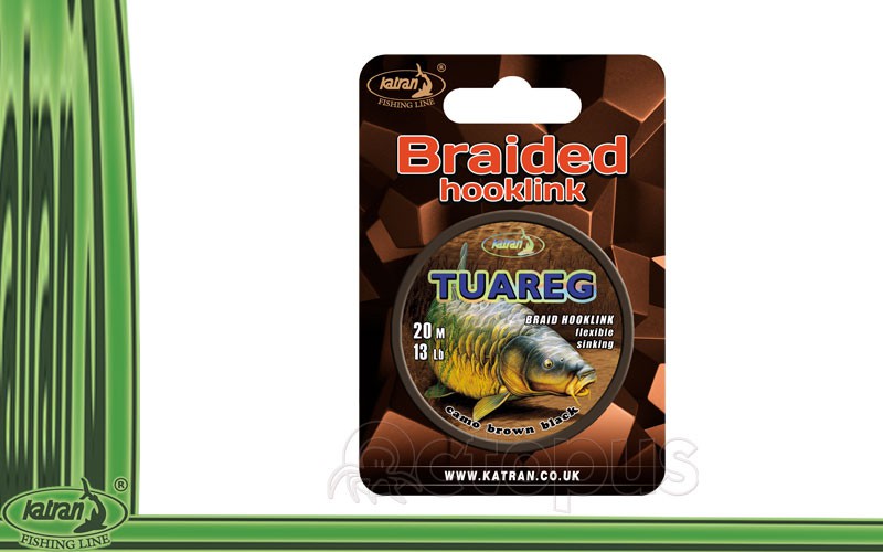 Katran Braided hook link TUAREG 20m-25lb