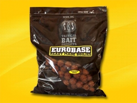 SBS EuroBase Ready-Made Boilies 1kg 20mm Strawbery Jam