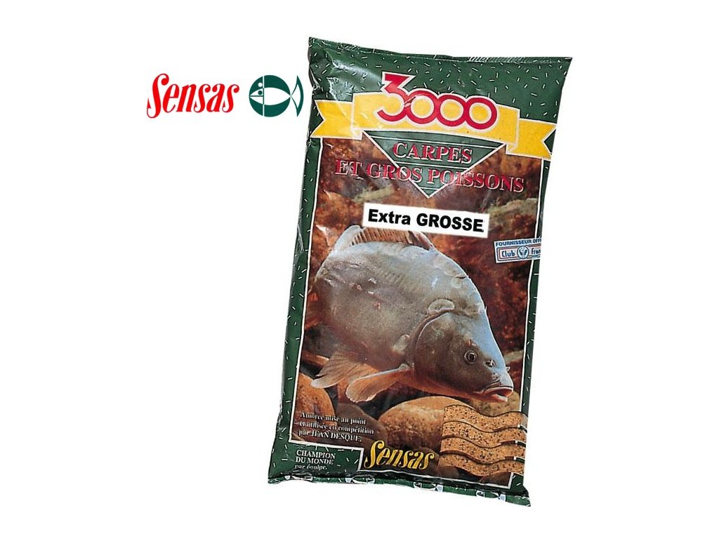 SENSAS 3000 CARPES EXTRA GROSSE 1kg