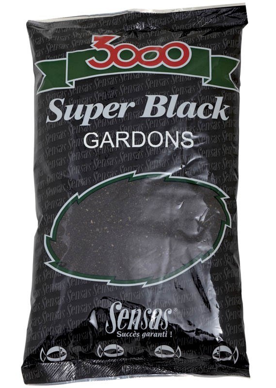 SENSAS 3000 SUPER BLACK GARDONS 1KG