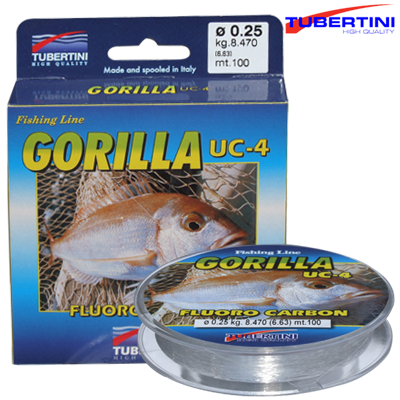 Tubertini Gorilla UC4 Fluorocarbon 100m 0,12