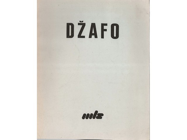 NIKOLA DŽAFO (katalog izložbe) 17-23. februar 1983