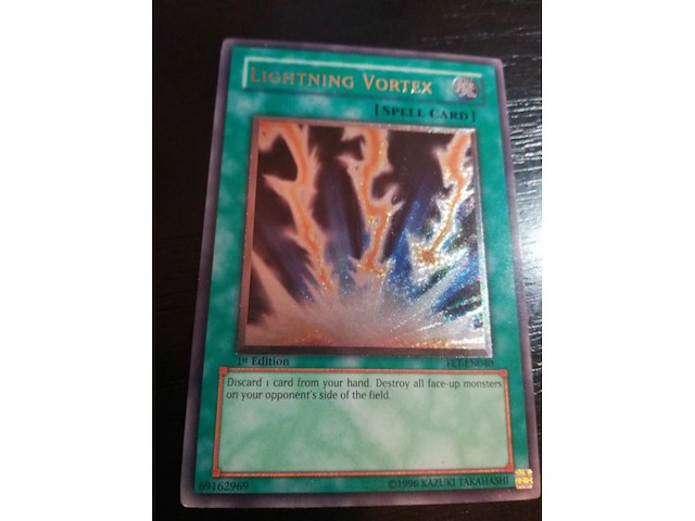 Yu-GI-OH!- Lightning Vortex (Ultimate rare)