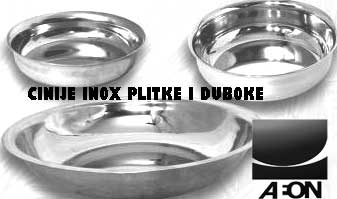 Cinijja INOX dublja fi 14cm-h 350mm-400ml