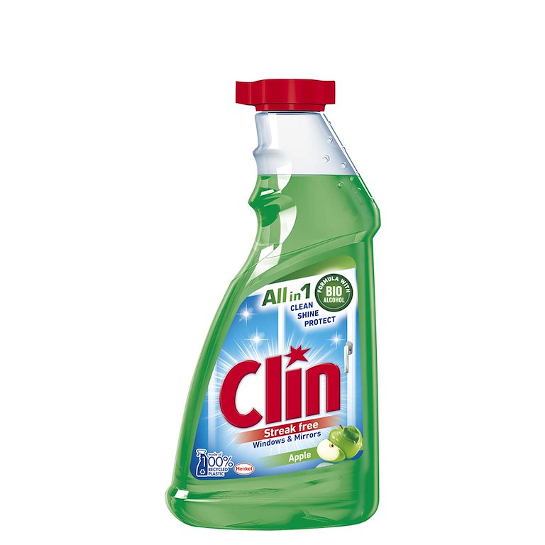 Clin sred za staklo apple bez pumpice 500ml clin