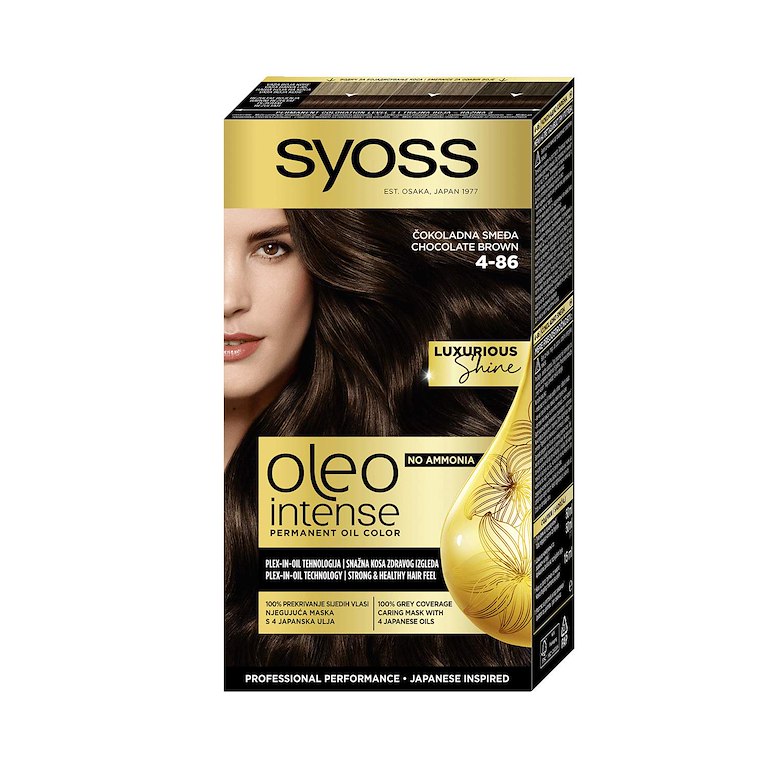 Syoss boja za kosu oleo intense 4-86 chocolate brown Syoss