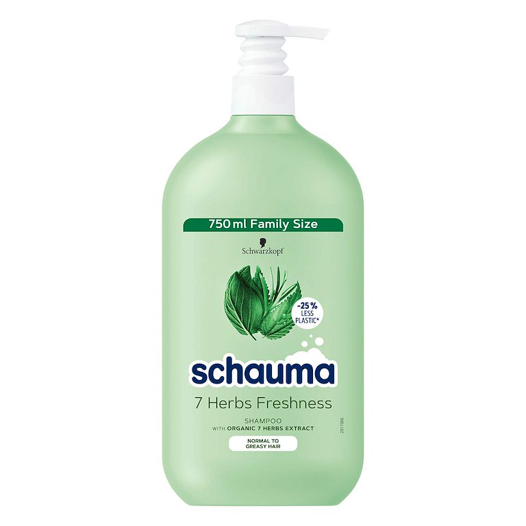 Schauma šampon za kosu 7 herbs 750ml schauma
