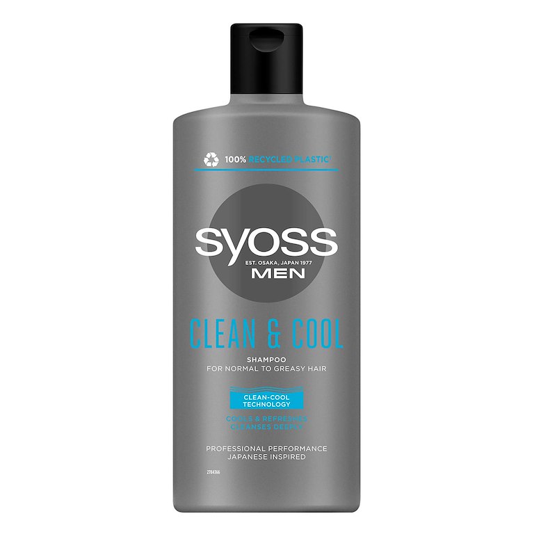 Syoss šampon men clean&cool 440ml syoss