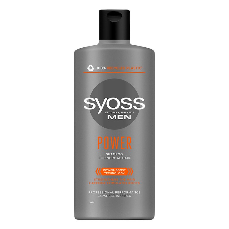 Syoss šampon men power 440ml syoss
