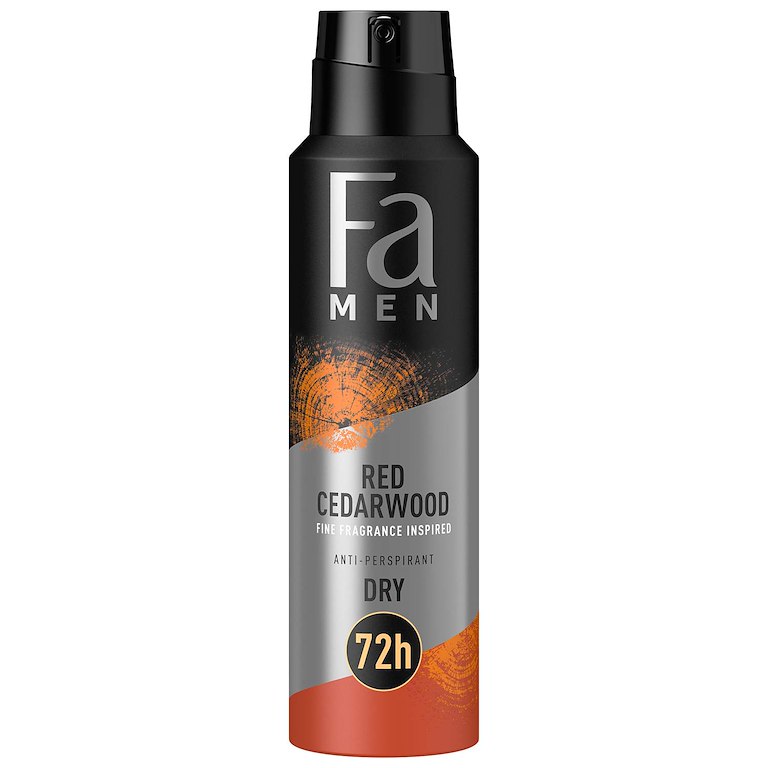 Fa deo spray men red cedarwood 150ml fa