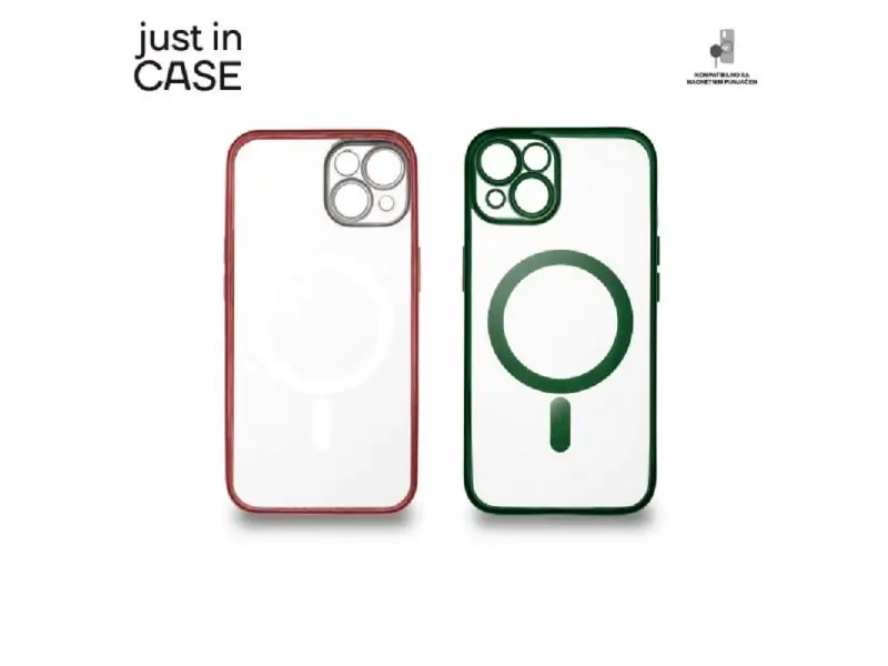 JUST IN CASE 2U1 EXTRA CASE MAG MIX PAKET ZELENO CRVENI ZA IPHONE 14