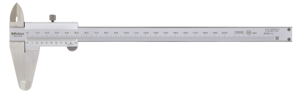 .Mitutoyo kljunasto pomično merilo - šubler, 0-200mm/0.02mm (530-123) analogni, metricki