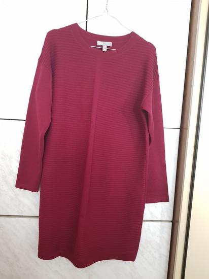 ASOS Mini dzemper-haljina bordo boje
