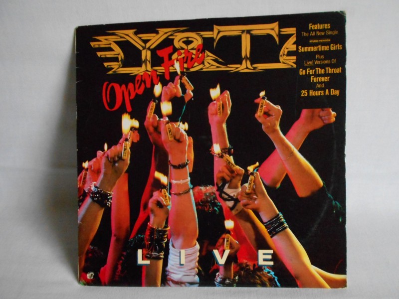 Y&T!PRVI LIVE LP HEAVY/HARD GRUPE!OMOT5-/LP5+MINT!