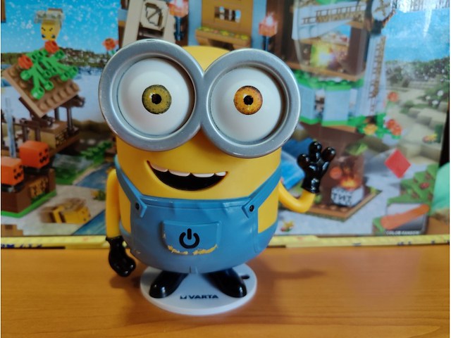 Minions Bob statua figura lampa Varta