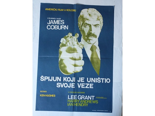 filmski plakat ŠPIJUN KOJI JE UNIŠTIO SVOJE VEZE