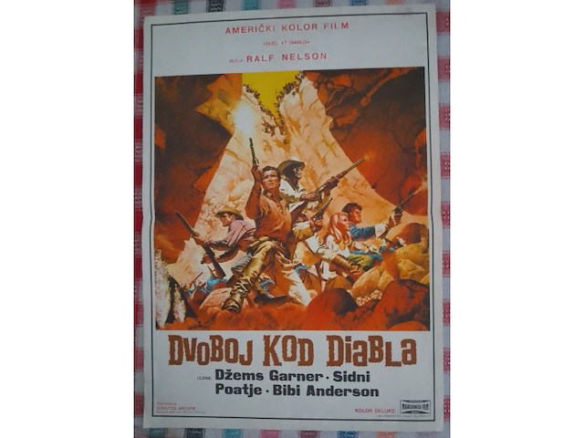 plakat DVOBOJ KOD DIABLA