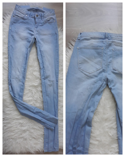 Denim co svetle skinny farmerice xxs-xs